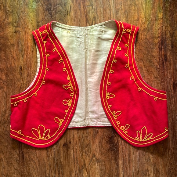 Vintage | Jackets & Coats | Vintage 90s Croatian Folk Dancer Vest ...